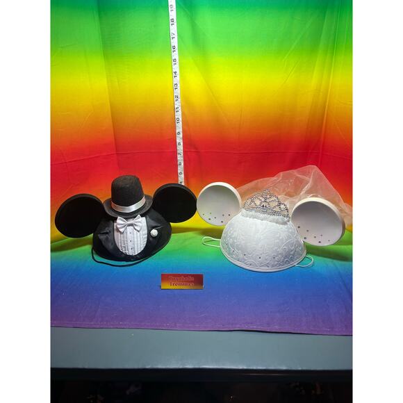 Disney | Toys | Disney Ears Mickey Minnie Mouse Wedding Groom And Bride ...
